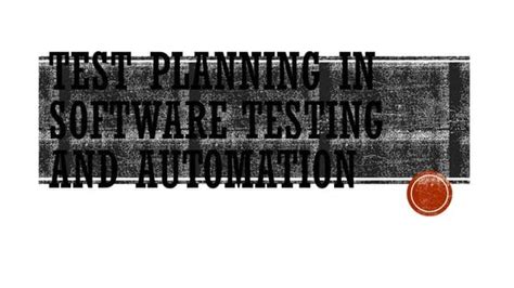 Software Testing Life Cycle Ppt