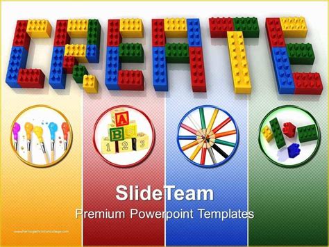 Building Blocks Powerpoint Template Free Of Baby Building Blocks