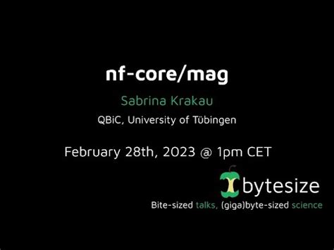 Nf Core Bytesize Nf Core Mag YouTube