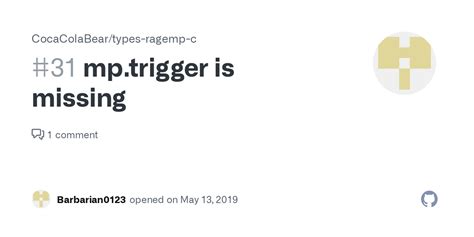 mp trigger is missing · issue 31 · cocacolabear types ragemp c · github