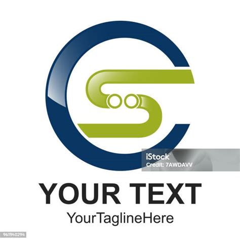 비즈니스 및 회사 정체성에 대 한 초기 편지 Cs 로고 디자인 서식 파일 요소 로고에 대한 스톡 벡터 아트 및 기타 이미지