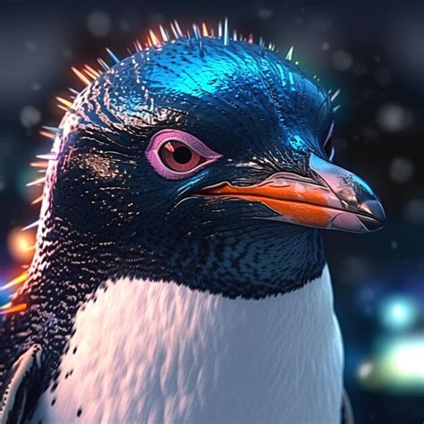 Premium Ai Image Background For Penguin