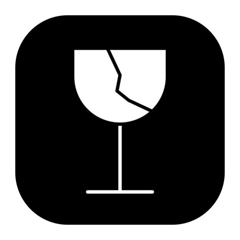 부서지기 쉬운 터 일러스트레이션 프리미엄 벡터