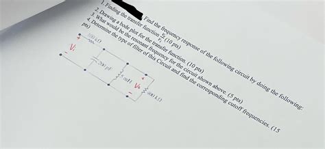 Answer All Parts And Draw The Bode Plot Manually Chegg