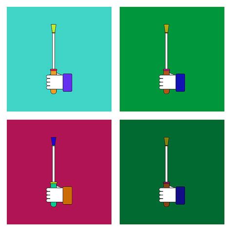 Flat Icon Design Collection Sex Stick In Hand Vector Eps Ai Uidownload