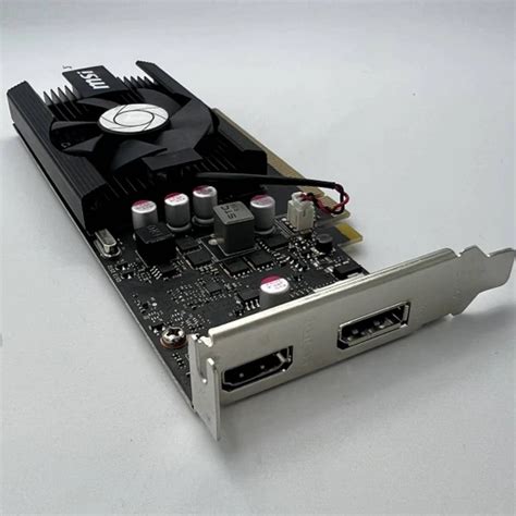 خرید و قیمت کارت گرافیک مخصوص مینی کیس Msi Gt 1030 2g Ddr5 پنل کوتاه استوک ترب