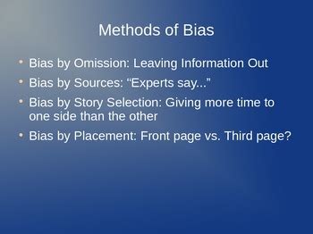 Bias Powerpoint By Justin Noordhoek Teachers Pay Teachers