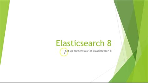 Elasticsearch 8 Security Tutorial Setup Elasticsearch Password