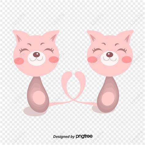 벡터 자유형 귀여운 고양이 그래픽 컬러 차트 아가 Png 일러스트 무료 다운로드 Lovepik