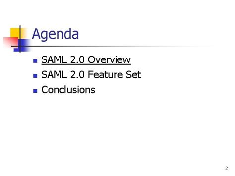 SAML Federation Models UseCases And Standards