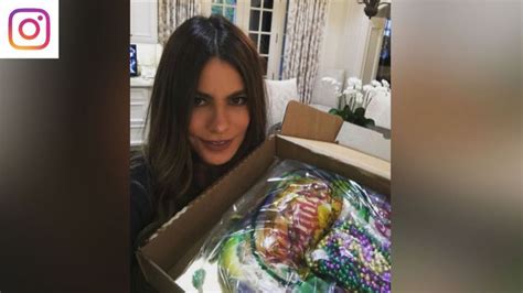 Sofia Vergara Shares Picture Of King Cake Says Shes Ready For Mardi Gras