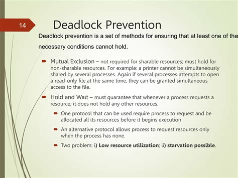 Deadlock In Os Pptx