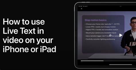 How To Use Live Text In Video On Iphone And Ipad [tutorial] Iphone In Canada