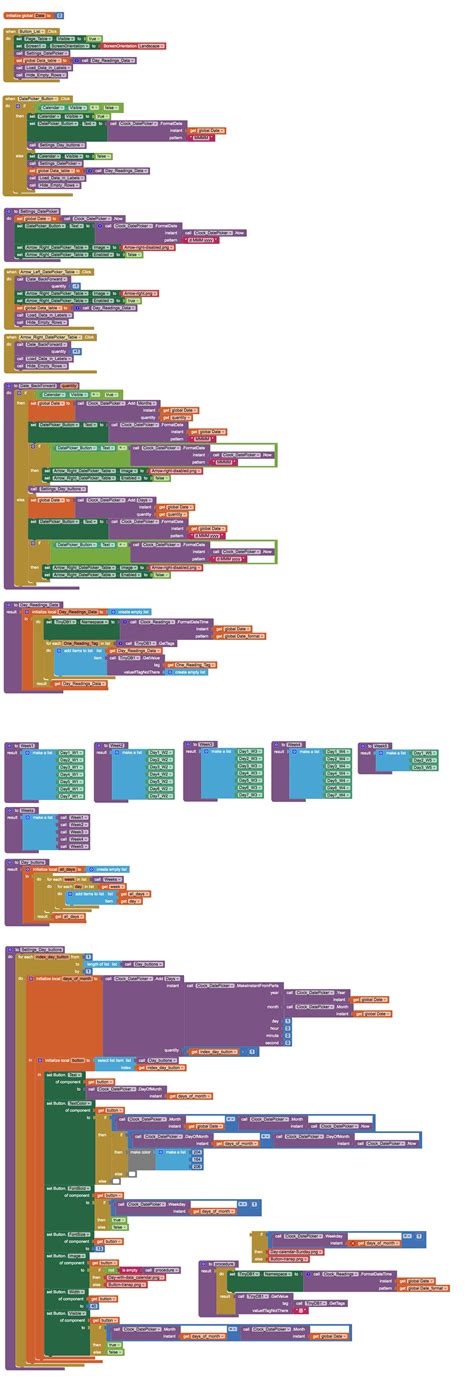 Fixing My Customized Calendar Mit App Inventor Help Mit App Inventor Community