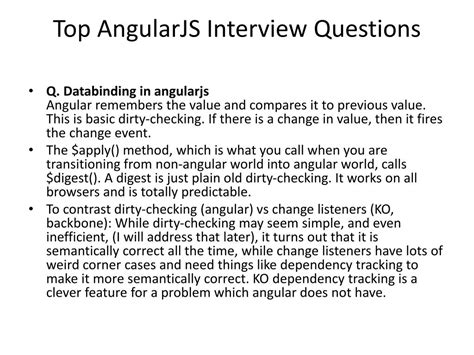 Ppt Top Angularjs Interview Questions 2018 Learn Now Powerpoint