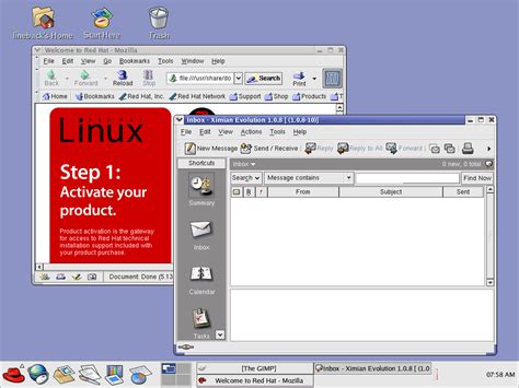 Red Hat Linux 8 0 With Gnome Nautilus 2 06