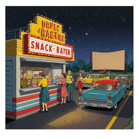 50s Drive In Sign