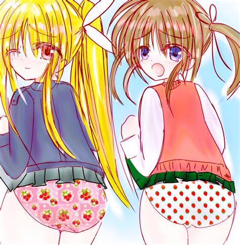 Hikawa Atsumi Fate Testarossa Takamachi Nanoha Lyrical Nanoha Mahou Shoujo Lyrical Nanoha