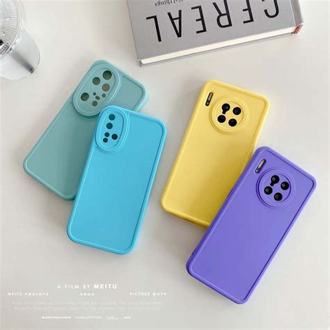 Liquid Silicone Phone Case For Huawei Nova I Pro I SE Z Y Candy Color