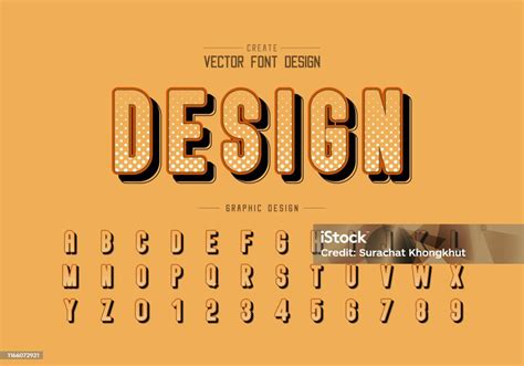 하프 톤 원 글꼴 및 둥근 알파벳 벡터 디지털 문자 서체 및 숫자 디자인 교육에 대한 스톡 벡터 아트 및 기타 이미지 교육 낱말 단일 객체 Istock