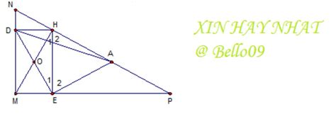 Toán Lớp 8 Câu 4 3 5 điểm Cho tam giác MNP vuông tại M đường cao MH Gọi D E lần lượt là