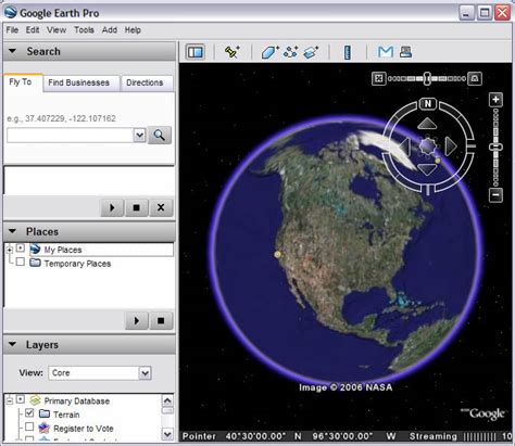 Using Google Earth