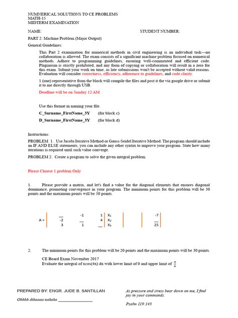 Part Ii Midterm Exam Pdf