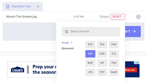 How To Convert From A PNG To SVG