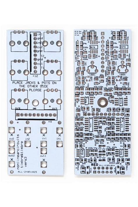 Dual Timbre Pcb Nonlinear Circuits Modular Addict Synth Diy