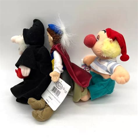 Disney Store Vintage Snow White Prince Smee Evil Queen Plush Nwt 2080