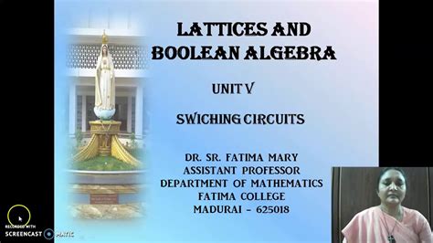 Lattices And Boolean Algebra 2 Youtube