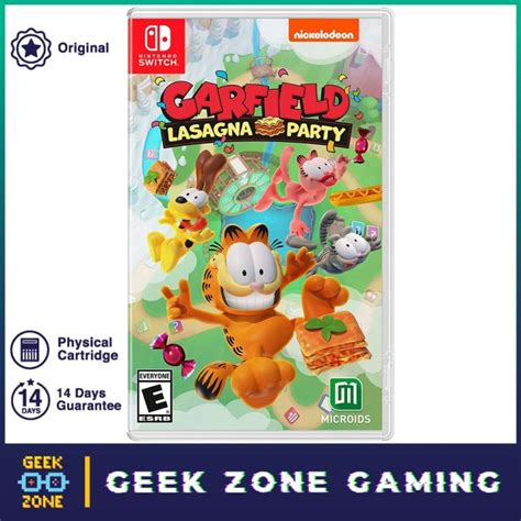 Nintendo Switch Garfield Lasagna Party English Lazada