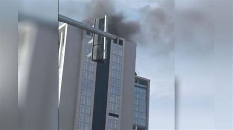 В недостроенном 24 этажном здании It парка в Ташкенте произошел пожар видео Darakchi Uz