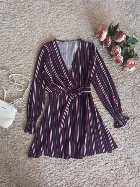 Сукня в смужку — ціна 424 грн у каталозі Короткі сукні Купити жіночі речі за доступною ціною на