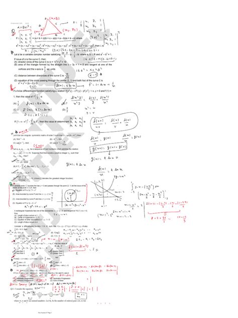 Amplify Jee Adv Problems Solving Class 13th Sept Pdf