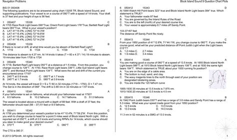 9 Question Chart Plot Exams Deck License Prep