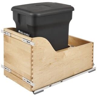 Rev A Shelf WCSC Series Bottom Mount Single Bin Trash Can Quart Bed Bath Beyond