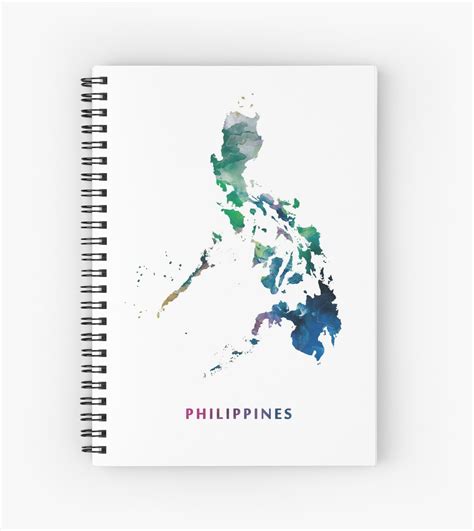 Philippines Spiral Notebook By Monnprint Redbubble