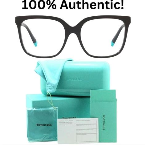 Authentic Tiffany Eyeglasses Frames Black Wdemo Depop