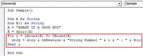 Vba Split Examples Vba Split Function Flmyqa