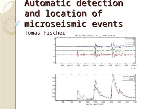 Ppt Automatic Detection And Location Of Microseismic Events Dokumentips