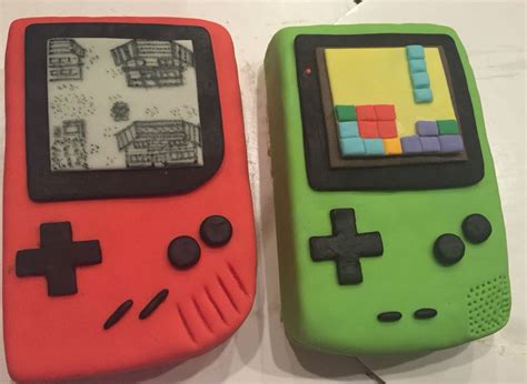 Colorful Gameboy Cakes Perfect For 10th Birthday Parties
