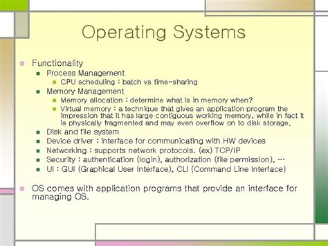 Linux System Lecture 2 Englishonly Lecture Bongsoo Sohn