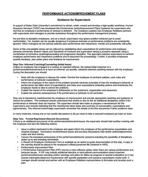 FREE Sample Employee Action Plan Templates In PDF