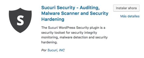 Sucuri para WordPress Protección Extra y Análisis de Malware