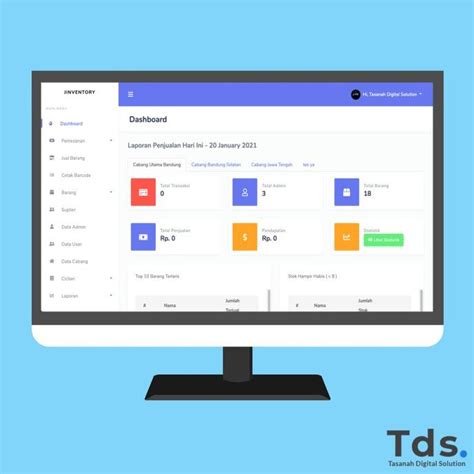 Jual Aplikasi Web Penjualan Inventory Gudang And Kasir Multi Cabang Lengkap Terlaris Shopee