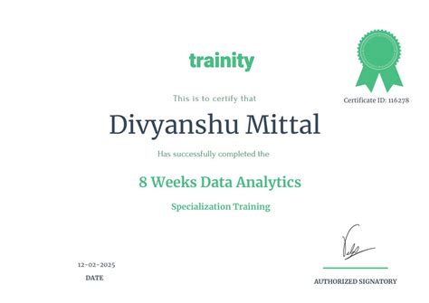 Divyanshu Mittal On Linkedin 🚀 Exciting News My Data Analysis Training Journey 🚀 Im Thrilled To