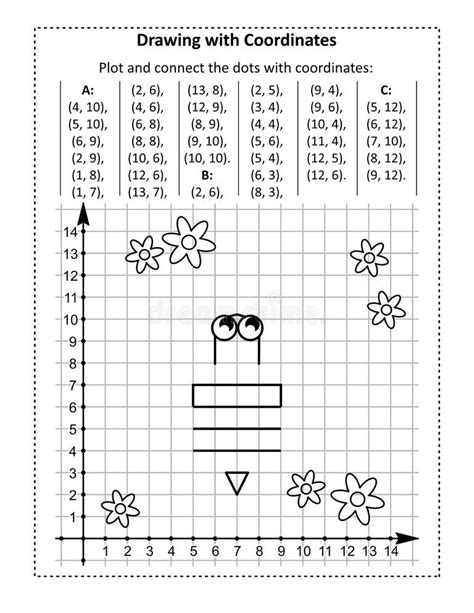 Plot Points Worksheet Stock Illustrations 32 Plot Points Worksheet