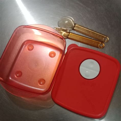 Jual Tupperware Crystal Microwave Lunch Set 600ml Shopee Indonesia