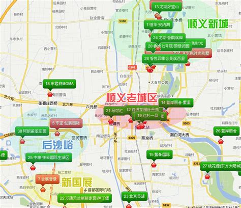 顺义地图全图 顺义区各镇 顺义区 大山谷图库
